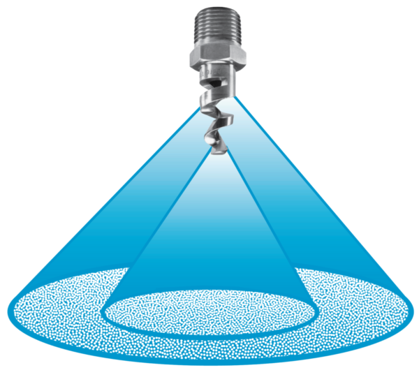 Full cone nozzles for industrial spray processes | Complete range!